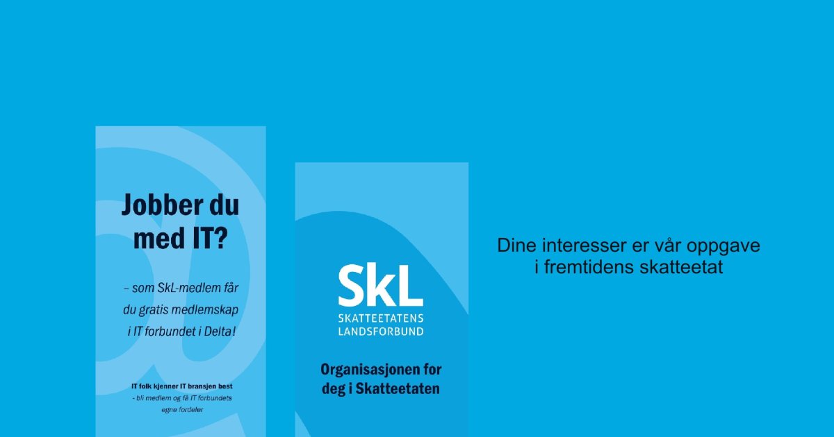 SkL ønsker flere medlemmer - Verv og vinn